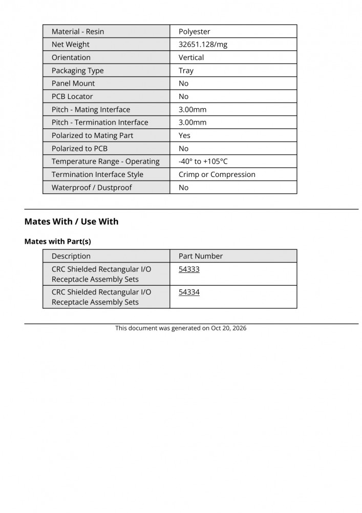 MOLEX 558362073 technical document image, page 3
