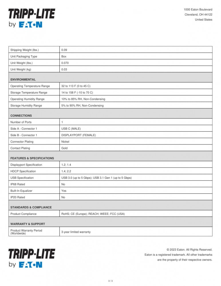 U444-06N-DP8W technical document page 3