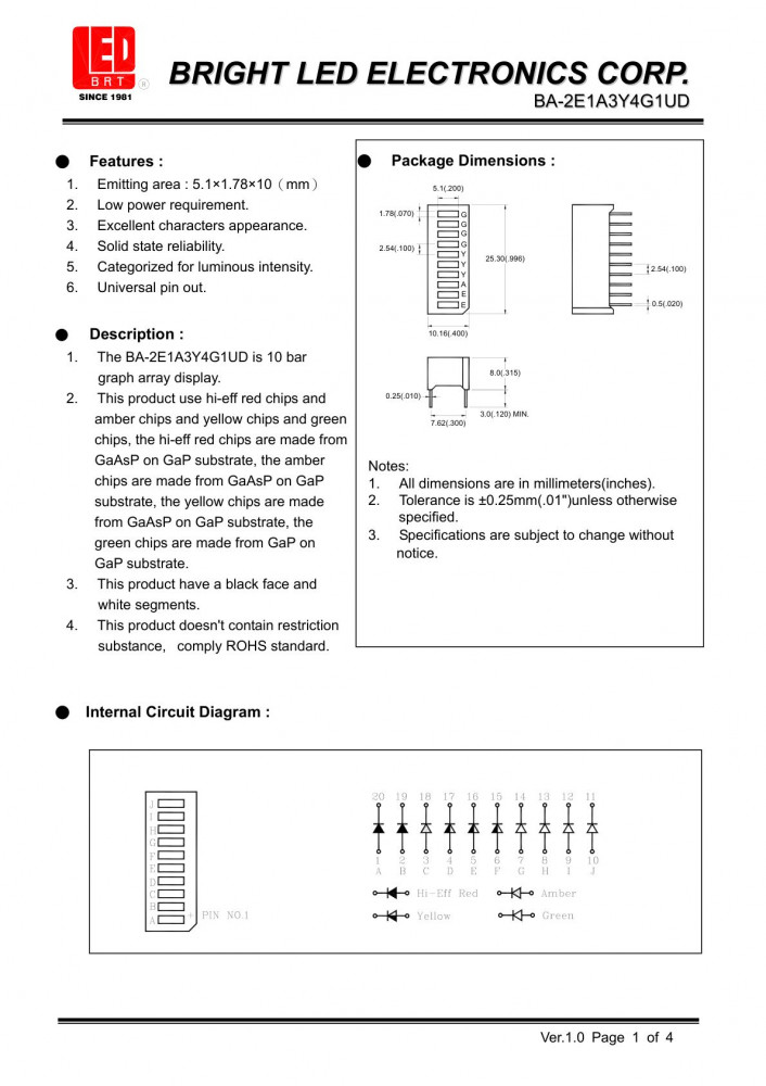 BA-2E1A3Y4G1UD technical document page 1