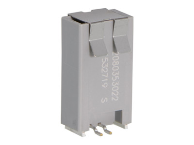 ConnTAK50 Header, Single Row, Vertical, Surface Mount, 2 Circuits, Key B, Natural, with Pick-and-Place Tape for sale