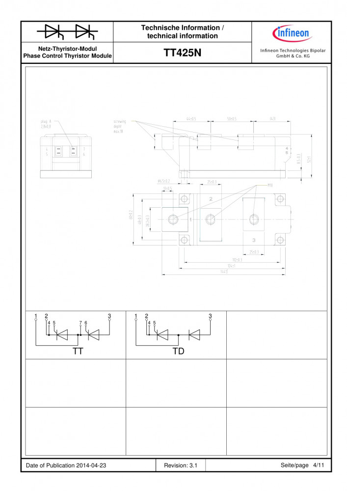 TT425N16KOF technical document page 4