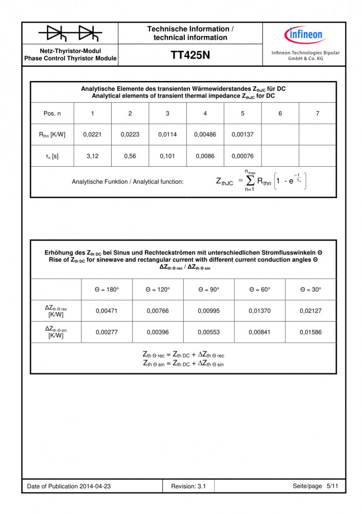 TT425N16KOF technical document page 5
