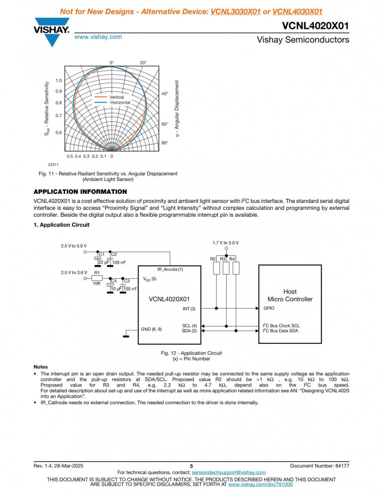 VCNL4020X01 document page 5