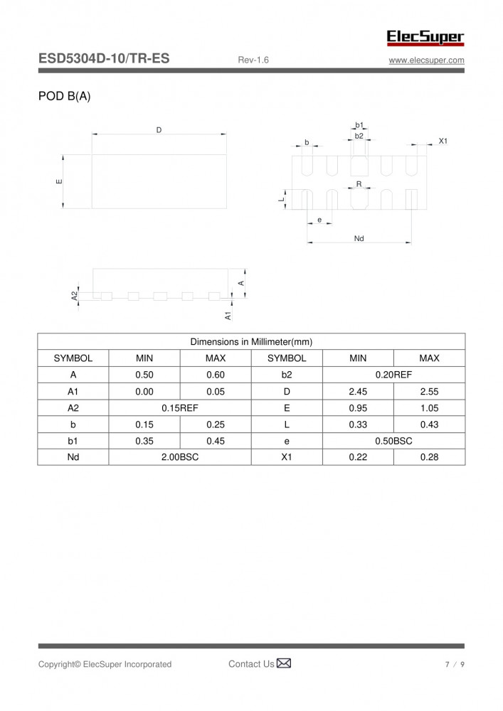 ESD5304D-10/TR-ES technical document page 7
