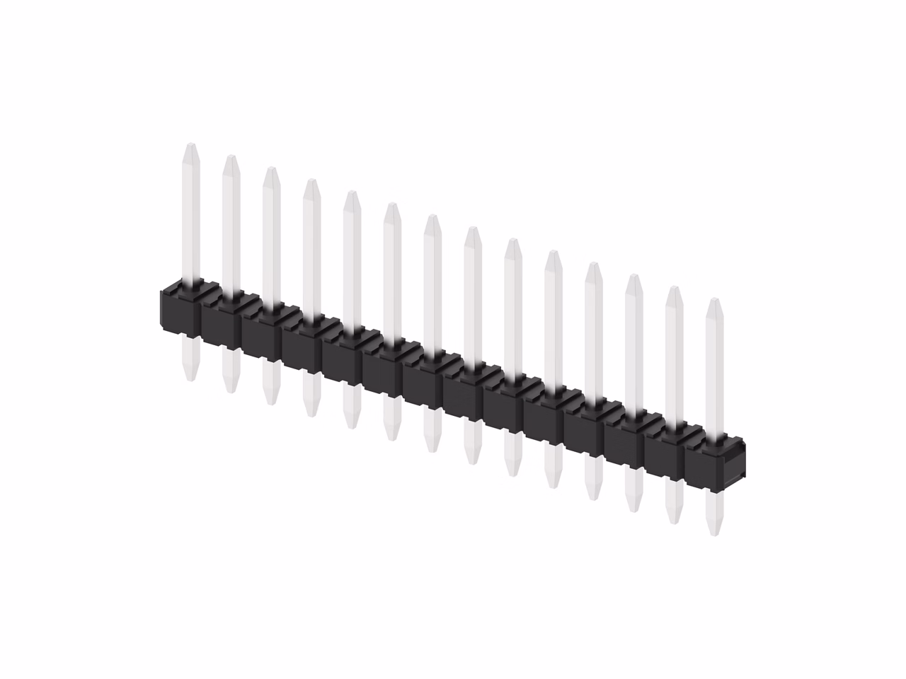 KK 254 Breakaway Header, Vertical, 14 Circuits, Tin (Sn) Plating, Mating Pin Length 7.49mm, Bag