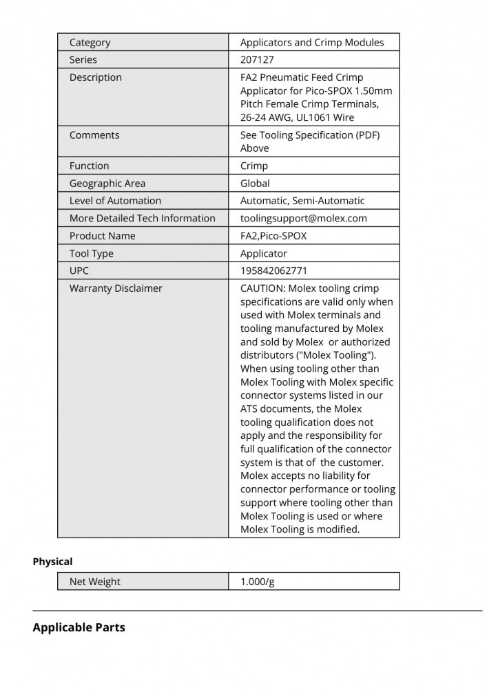 2130691010 tooling document preview, page 2