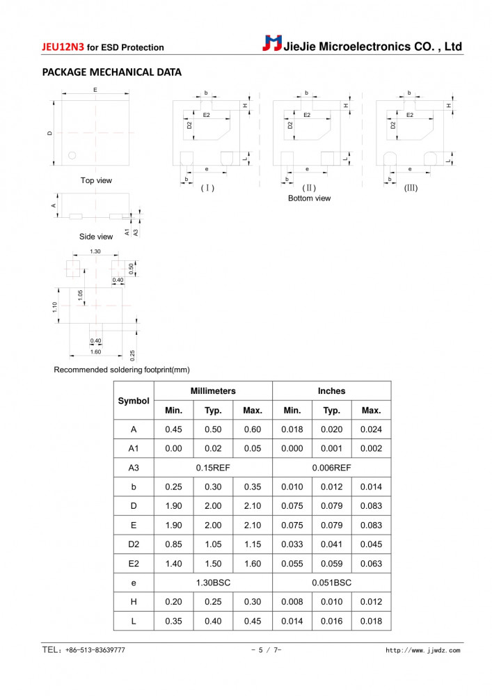 JEU12N3 datasheet page 5