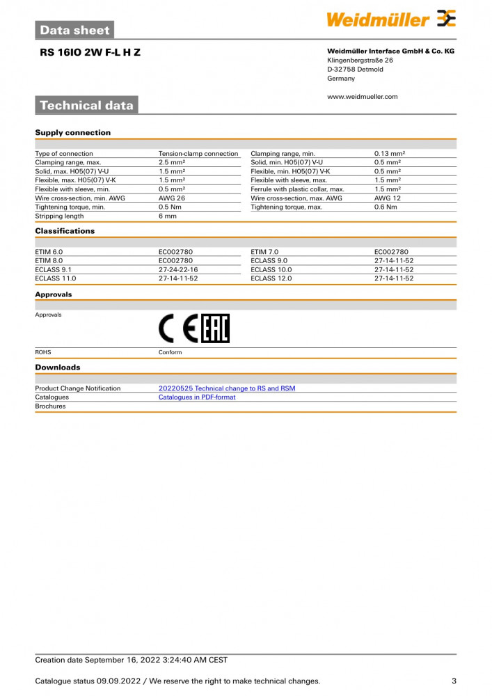 WEIDMULLER 1311870000 document page 3