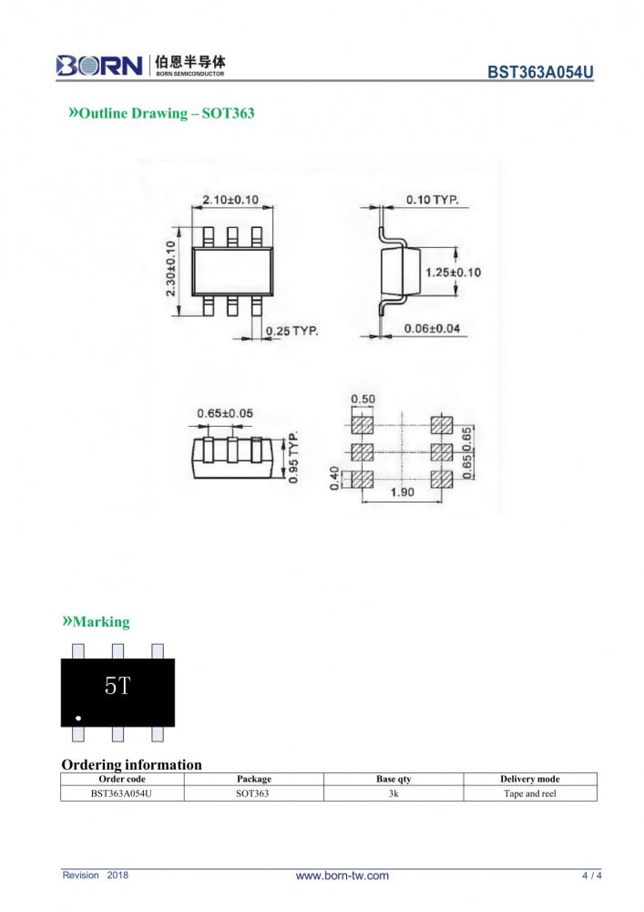 BST363A054U datasheet page 4