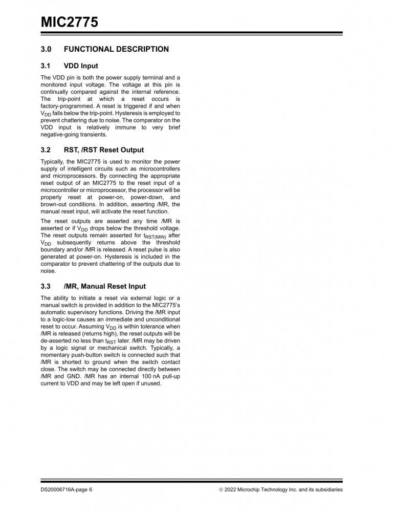 MIC2775 technical document page 6