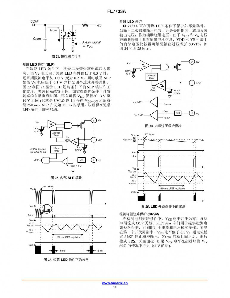 FL7733A datasheet preview, page 10