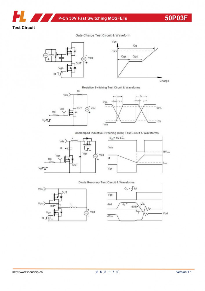50P03F datasheet page 5