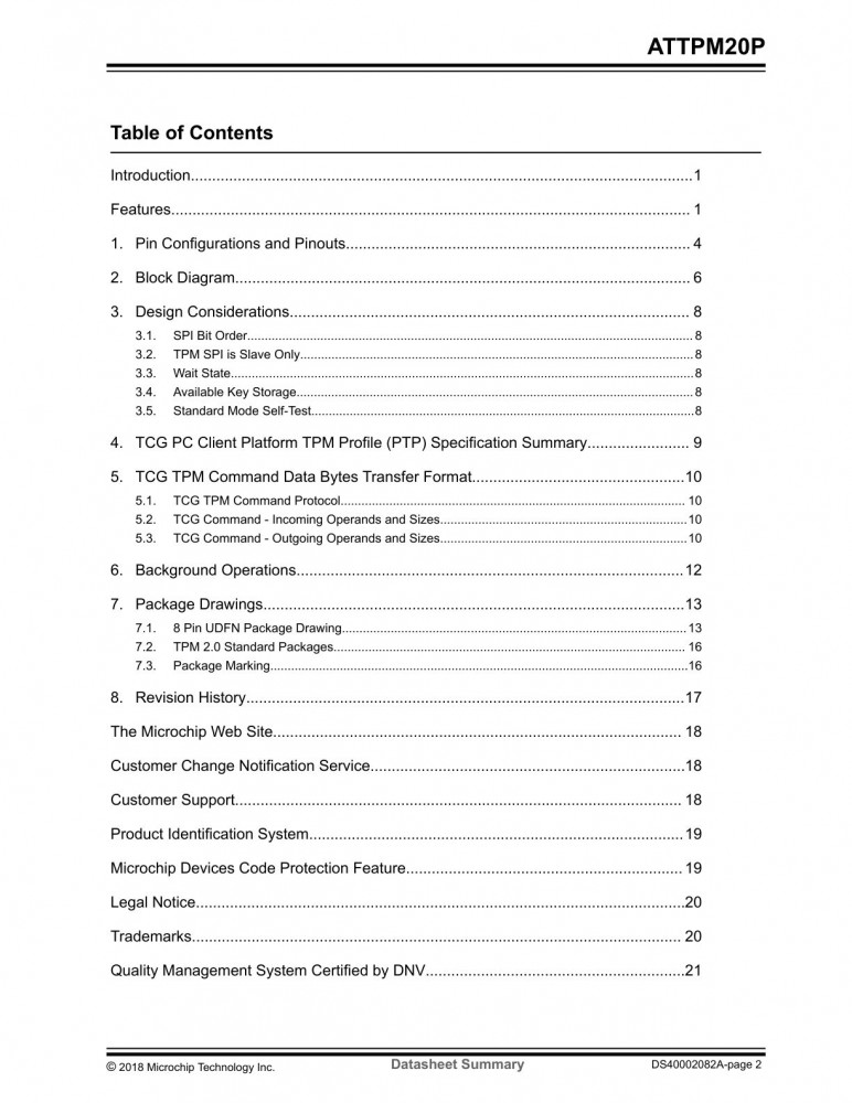 ATTPM20P datasheet page 2