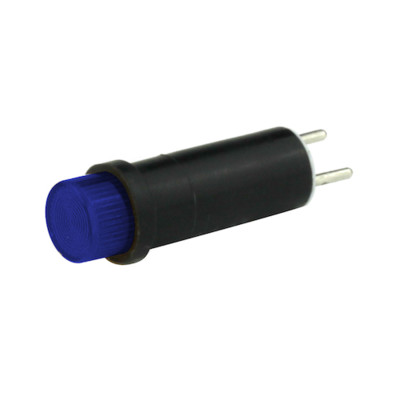 LED Panel Mount Indicator Blue .290″ 24V Straight Leads for sale