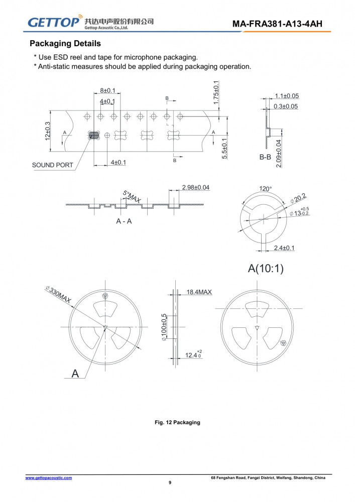 MA-FRA381-A13-4AH datasheet page 9