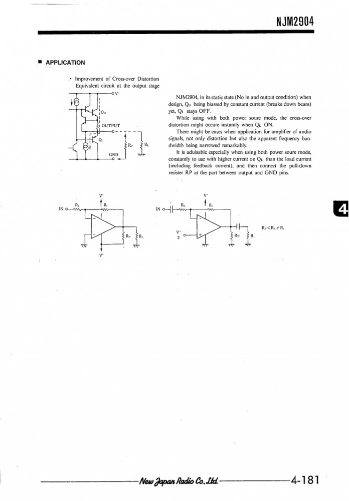 NJM2904M datasheet page 6