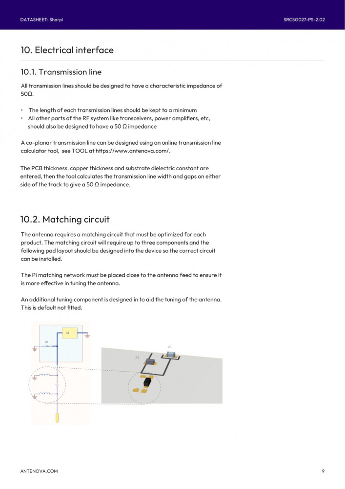 Sharpi SRC5G027 datasheet page 9