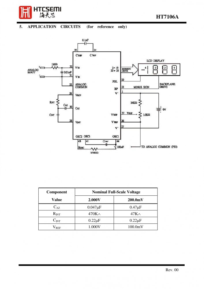 HT7106ARTZ datasheet page 10