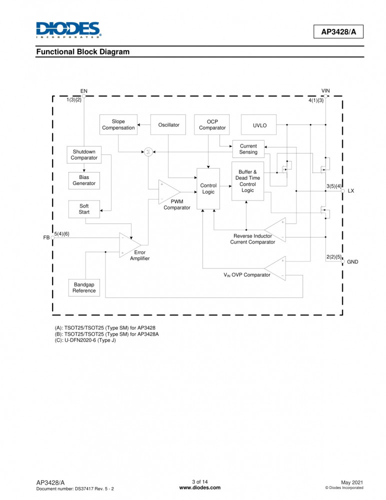 AP3428WT-7 datasheet page 3