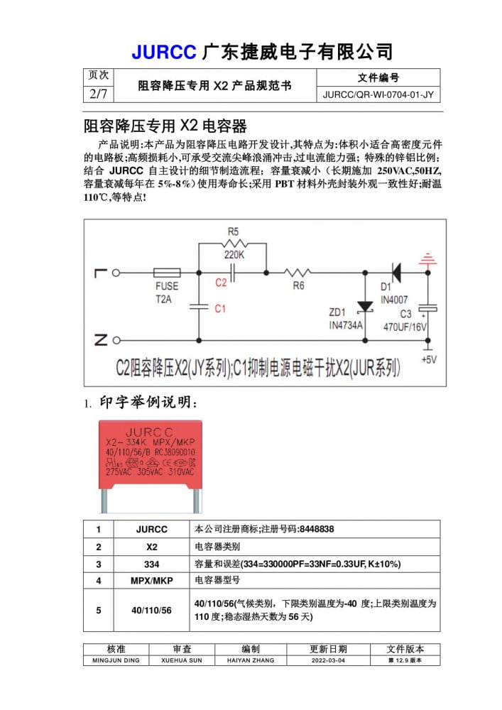 JURCC specification page 2