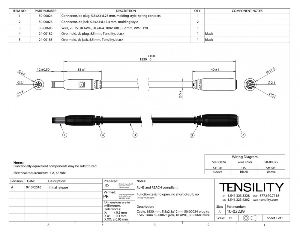 Tensility International 10-02229 assembly drawing preview