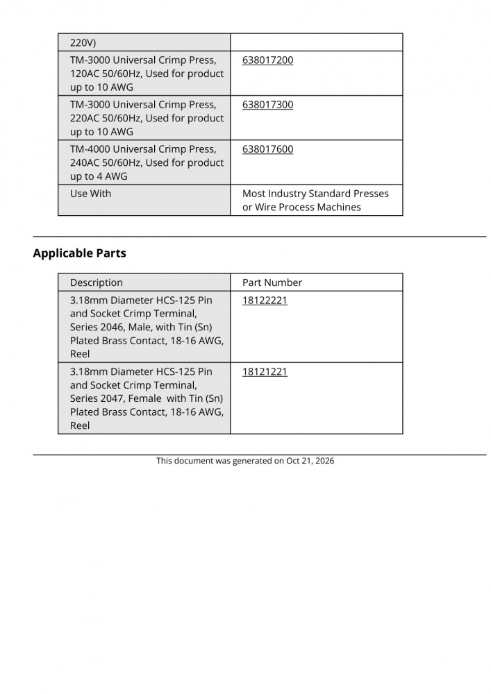 Molex 638928000 document preview, page 3