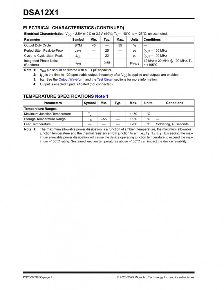 DSA1201 datasheet page 4