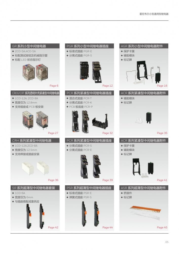 Honeywell relay catalog page 7