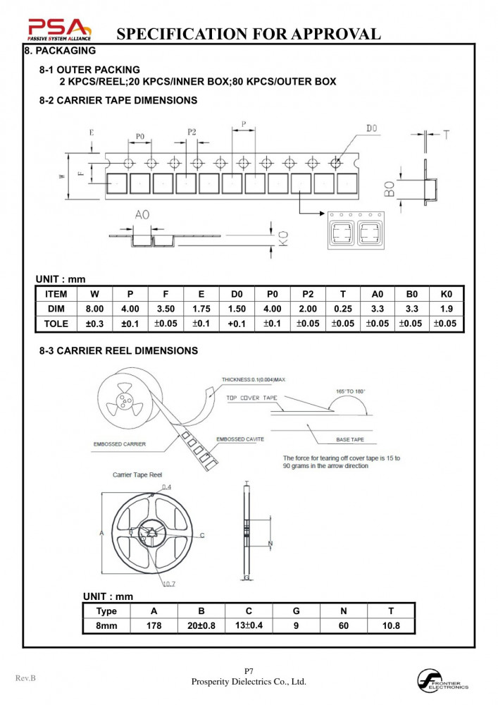 PSA CSME0315D-1R0N-LRH document page 5