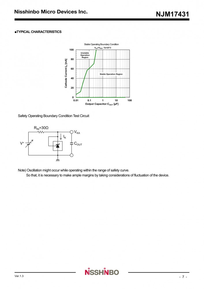 NJM17431 datasheet page 7