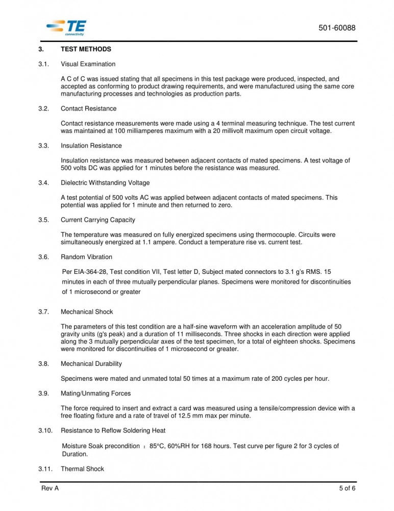 PCI Express Gen4 qualification report page 5