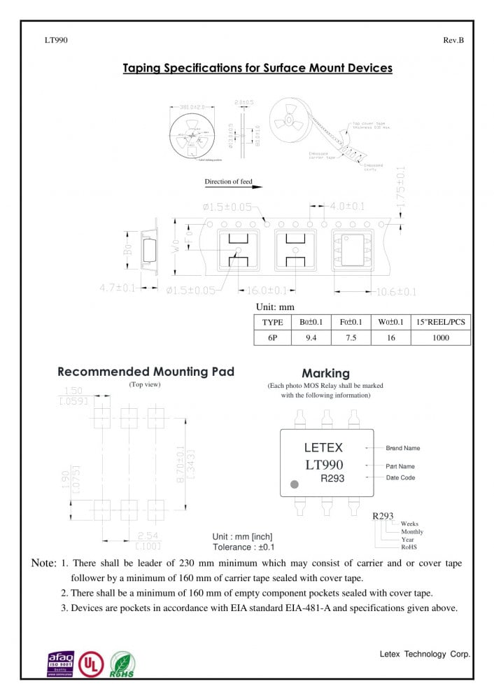 LT990 datasheet page 4