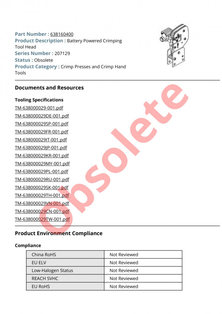 Tooling document page 1