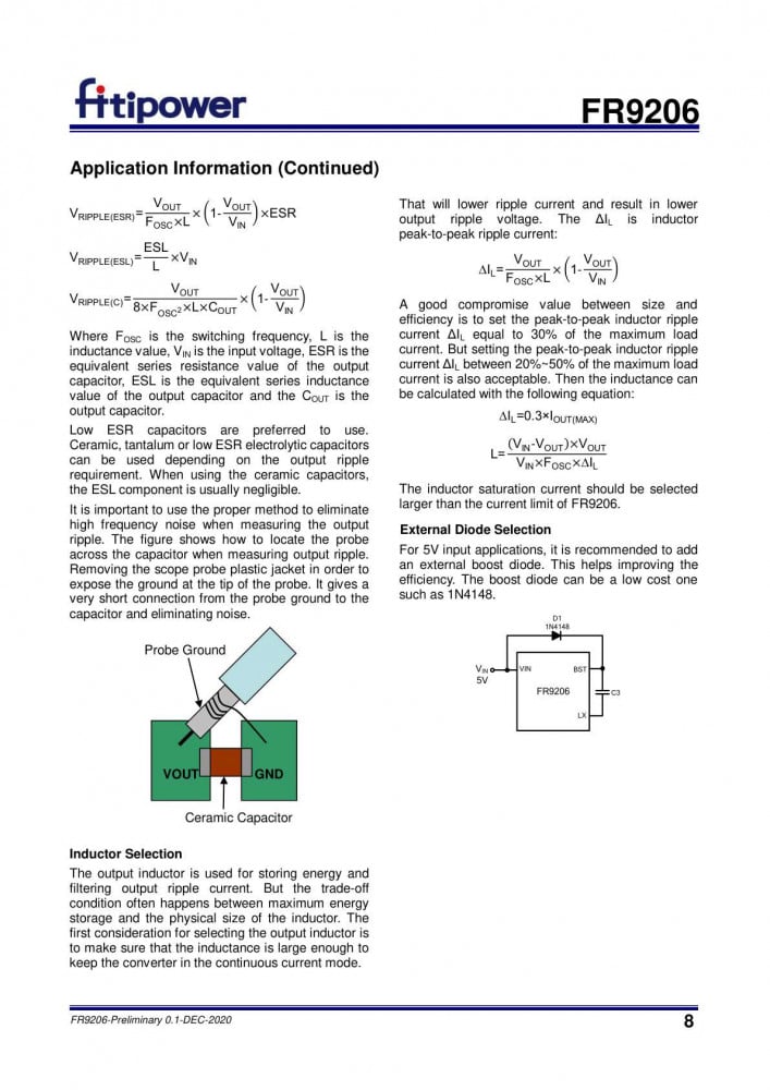 FR9206S9 datasheet page 8