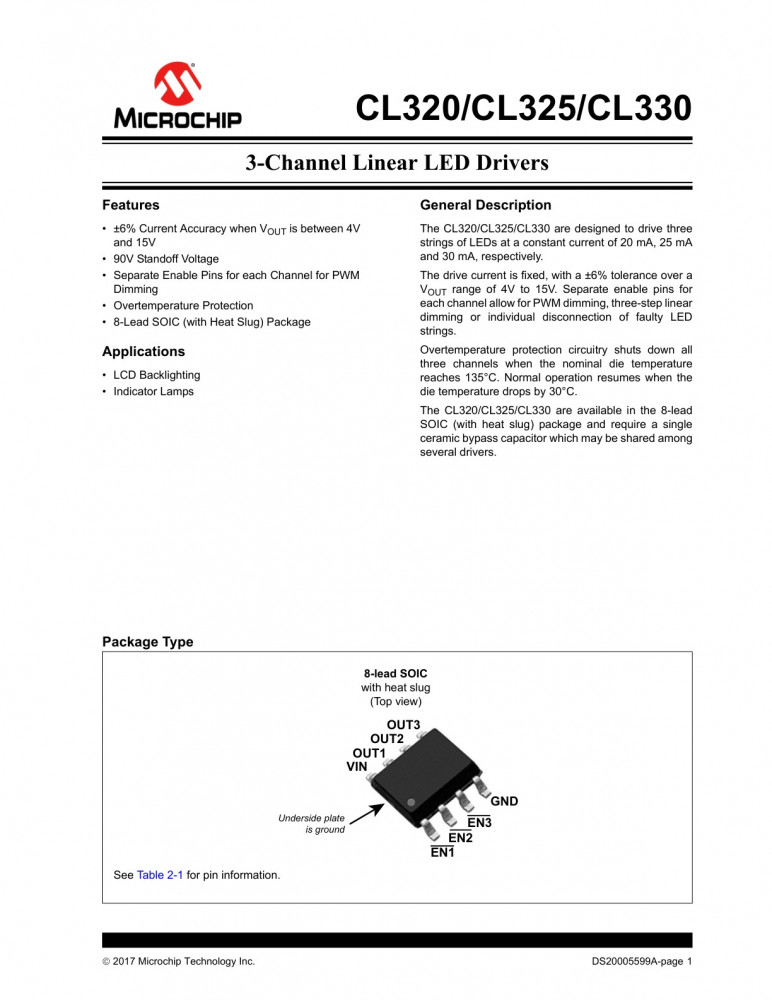 CL325 document preview, page 1