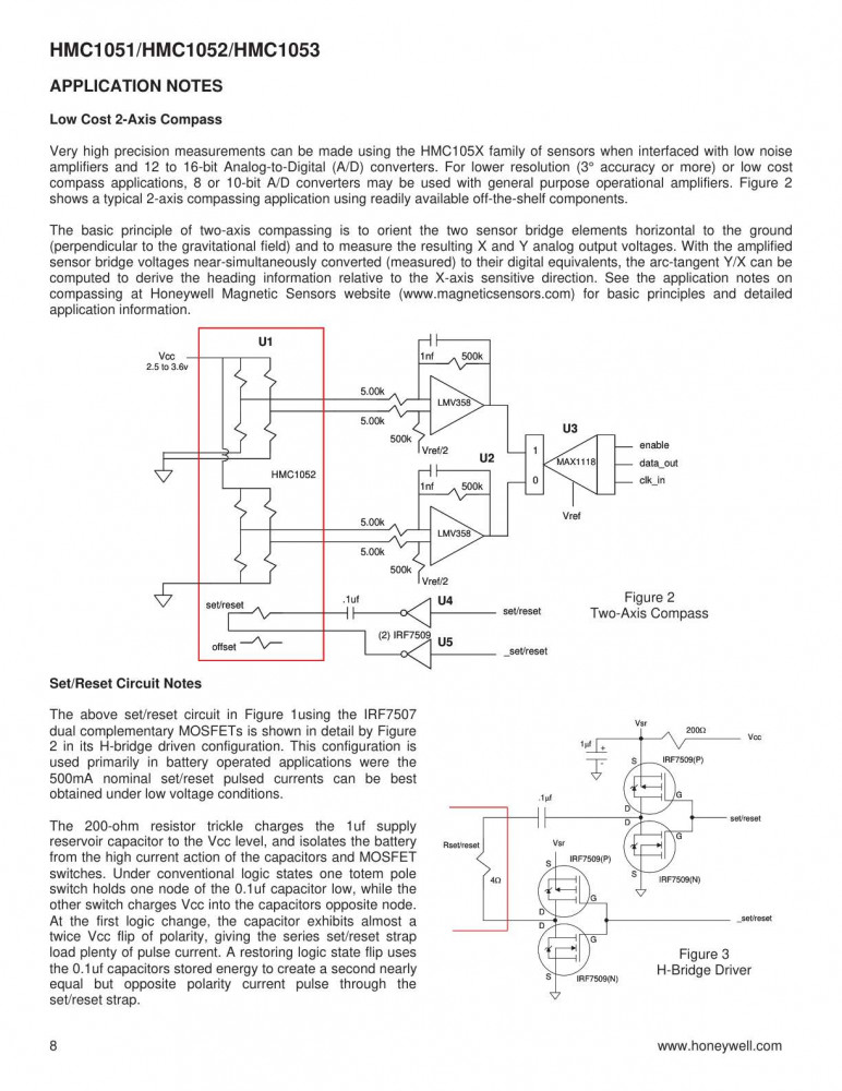 HMC1052L-TR technical document page 8