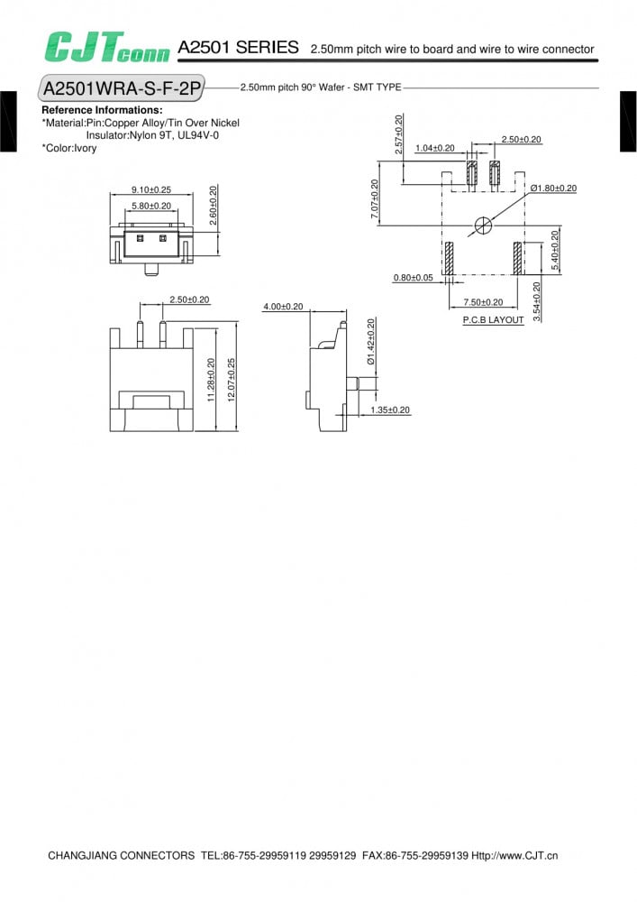 CJT A2501 series datasheet page 7