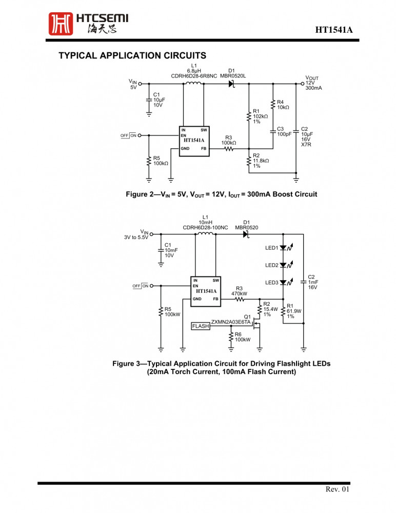 HT1541 datasheet page 8