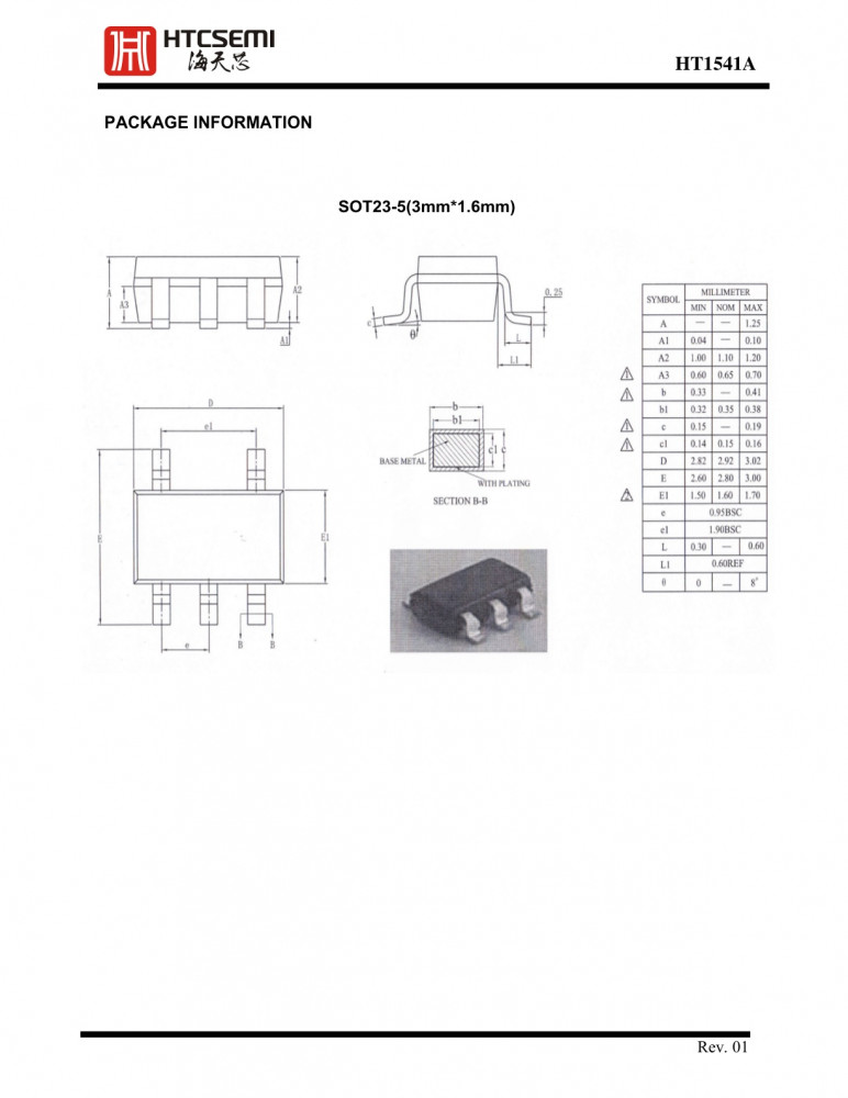 HT1541 datasheet page 9