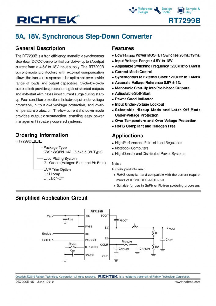 RT7299B document page 1