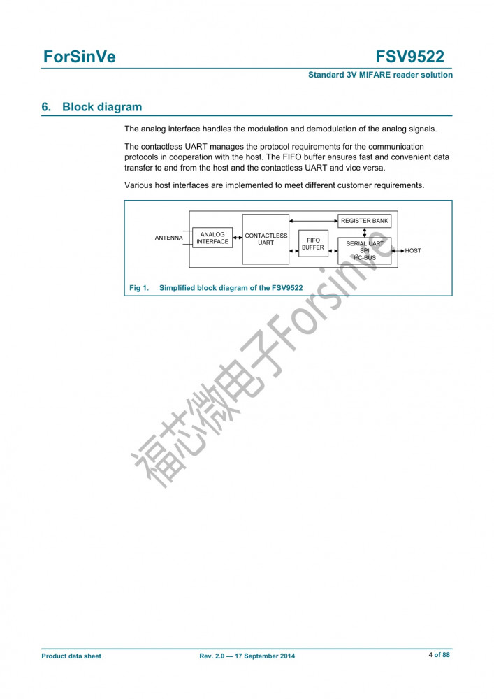 FSV9522 datasheet page 4