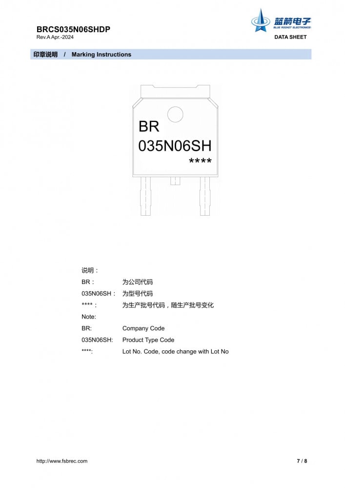 BRCS035N06SHDP datasheet page 7