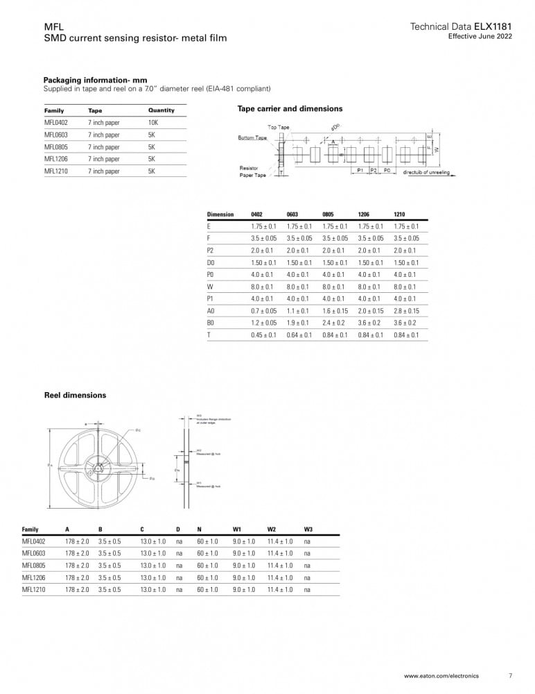 EATON MFL datasheet page 7