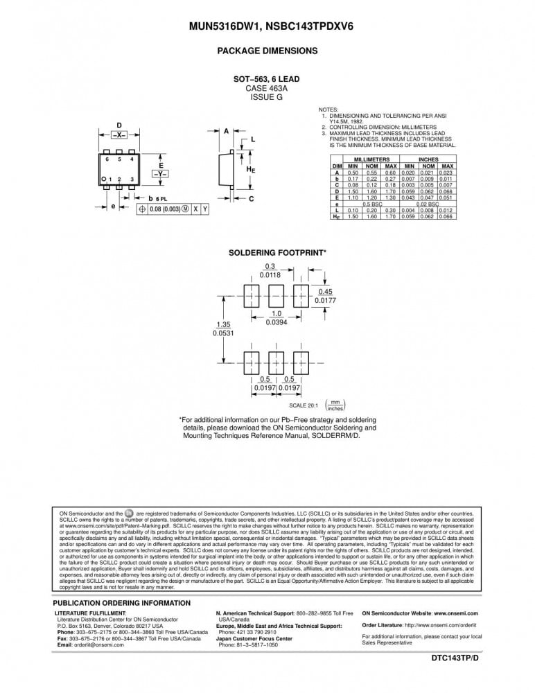 MUN5316DW1T1G datasheet page 7