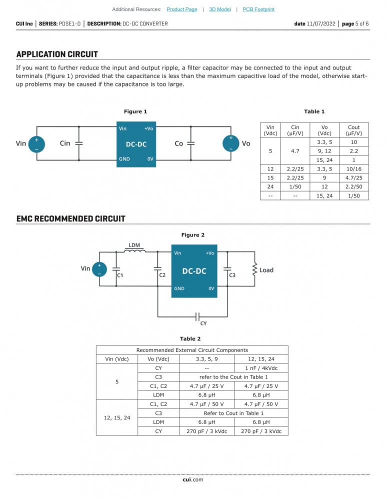 CUI PDSE1-D datasheet page 5