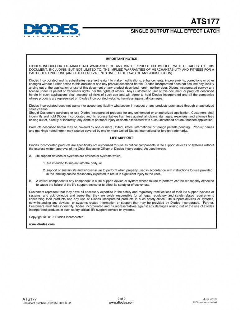 ATS177 datasheet page 9