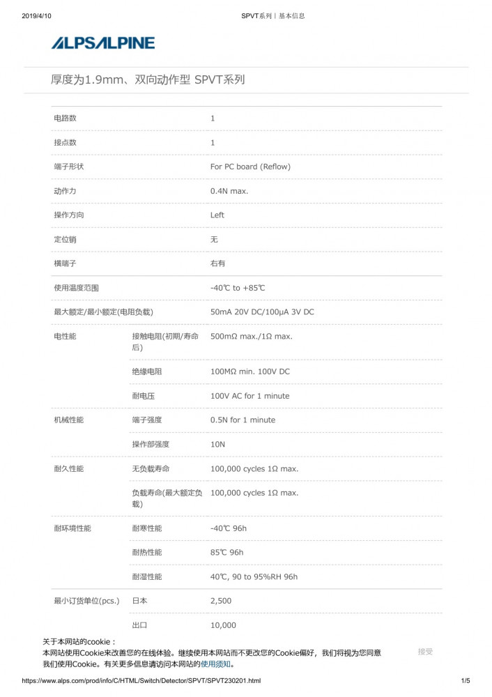 SPVT230201 product view