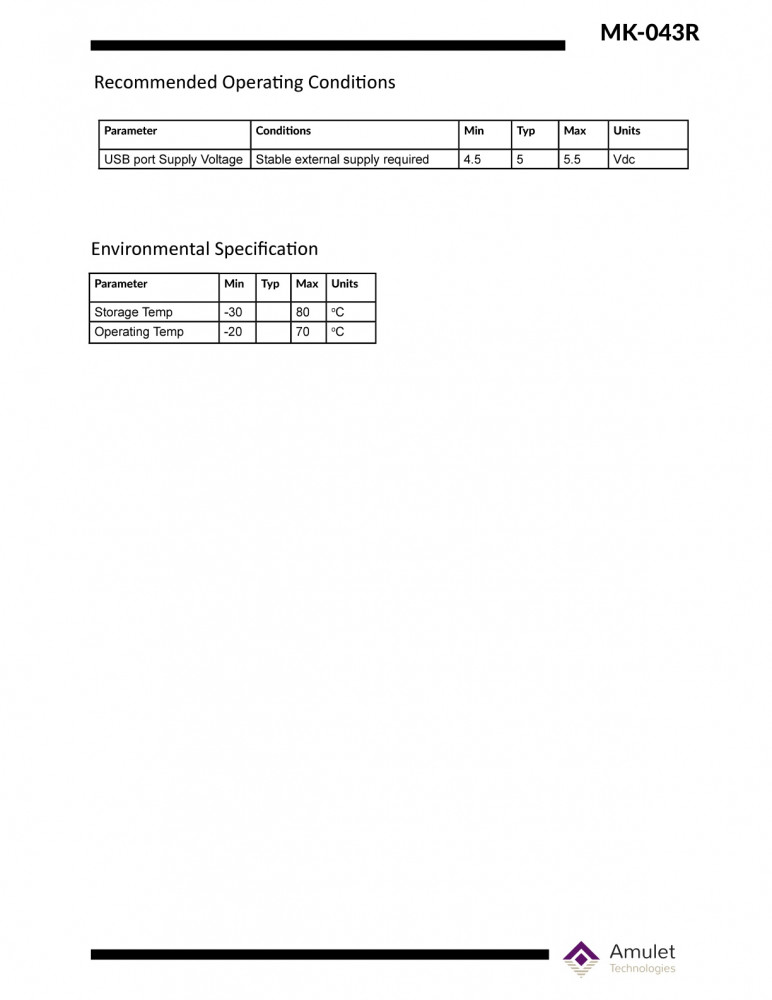 MK-043R datasheet page 7