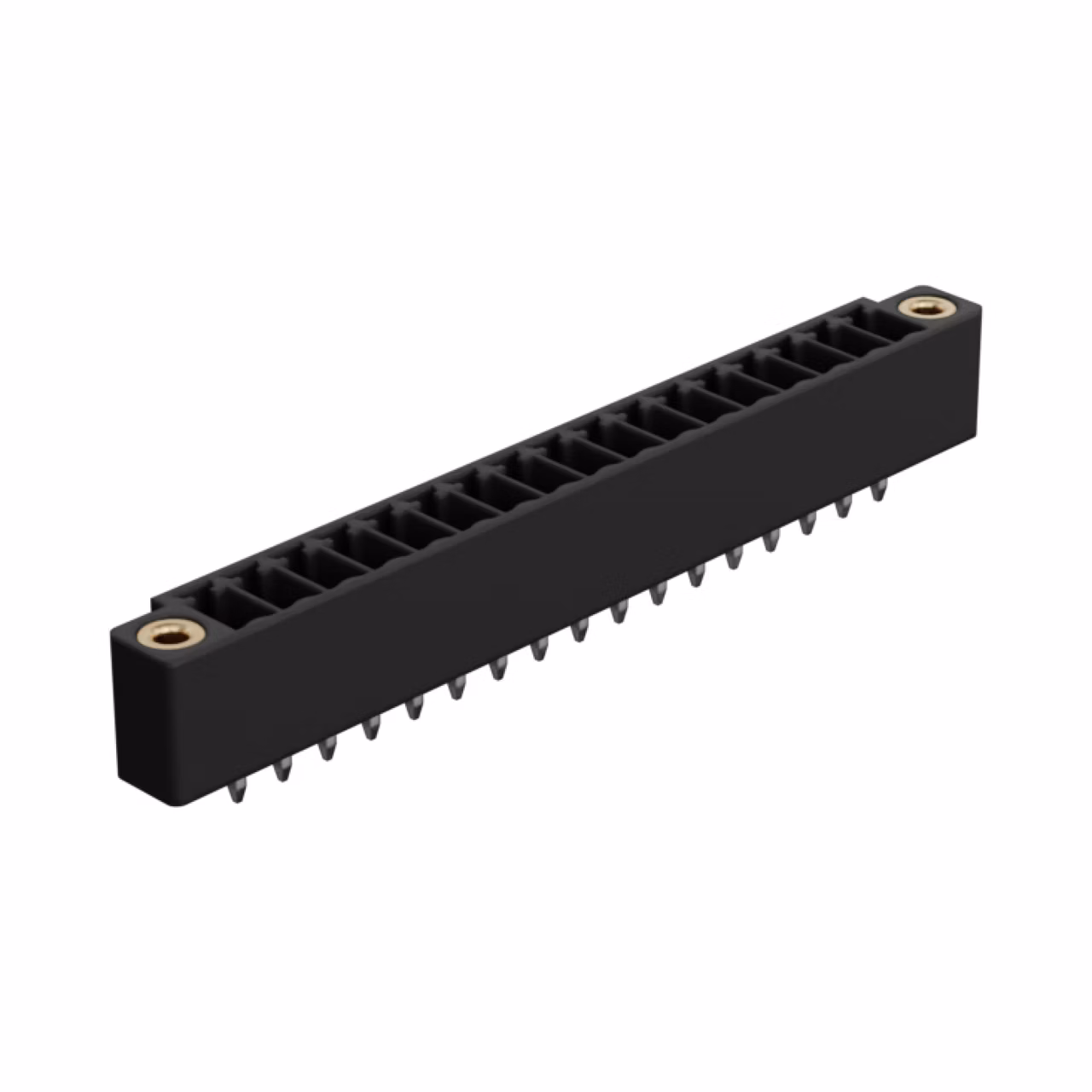 3.50mm Pitch Eurostyle Vertical PCB Header, with Threaded Retention Inserts, 17 Circuits for sale