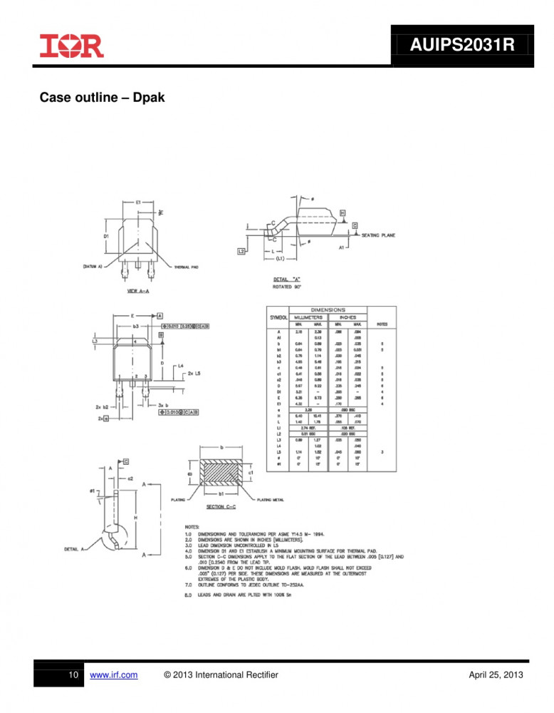 AUIPS2031R datasheet page 10